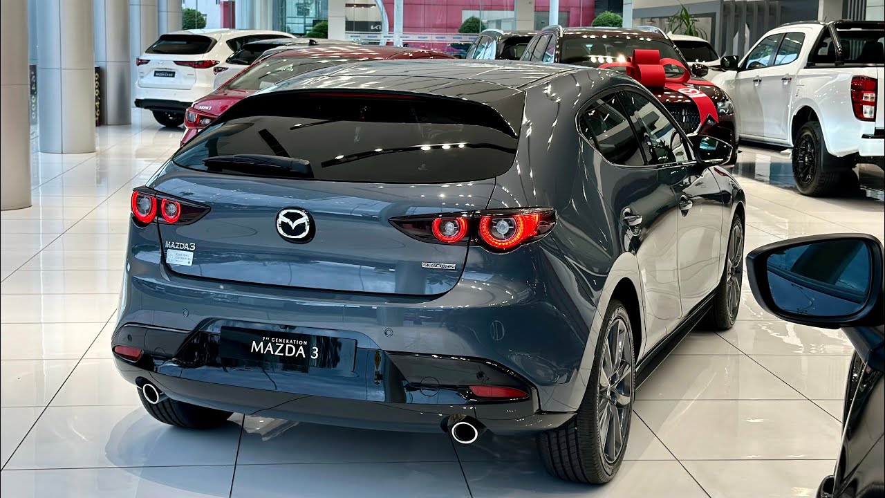 Mazda3 2024 Sport hatchback turbo - New Color Interior Review - YouTube