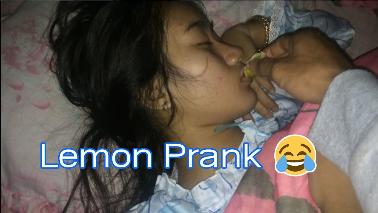 Lemon Prank On My Sister Sleeping😂Khmer Prank 2018|Drawing Life - YouTube