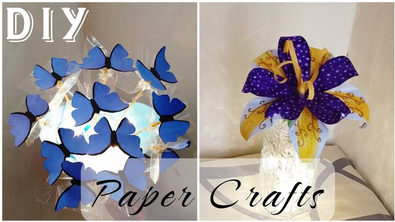 How to make most beautiful crafts with only white paper | Aesthetic ...