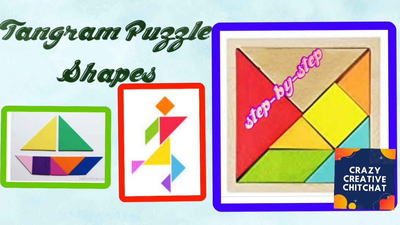 How to Create Tangram Shapes | (Tangram Puzzle) #CREATIVE #CRAZY ...