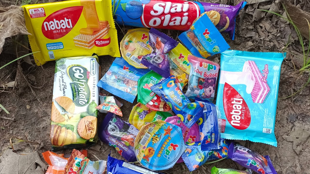 Hunting Es Krim Selai Olay Permen Yupi Nabati Go Potato Nabati - YouTube