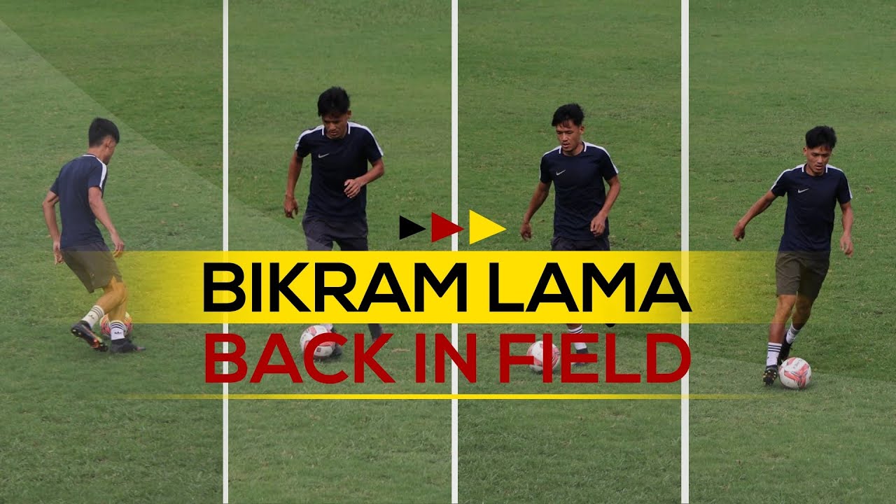 प्रशिक्षणमा फर्किए बिक्रम लामा | Bikram Lama Back in Ground | Nepali Football Player | - YouTube