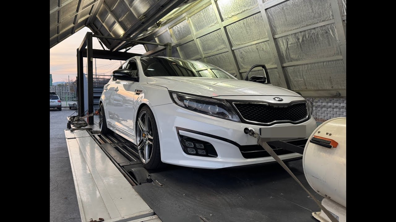 KIA K5 2.0 lpi ECU tuned & popbang - YouTube