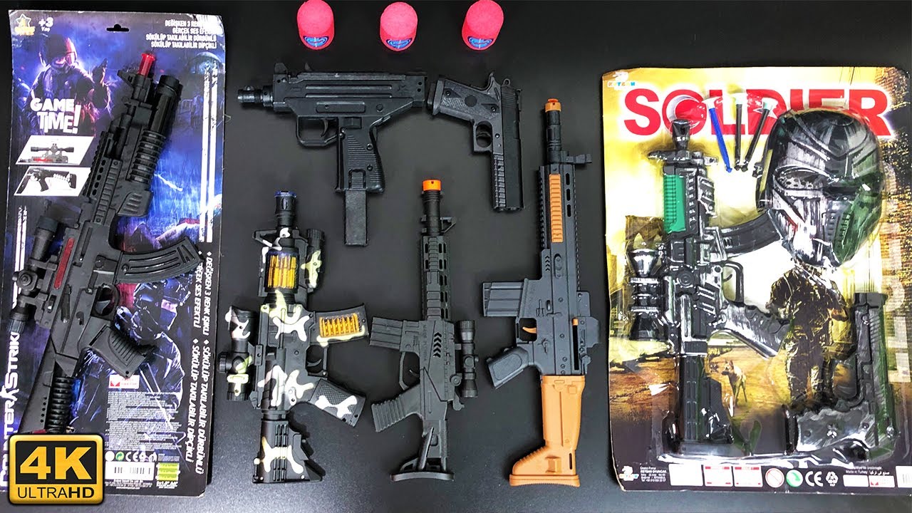 Counter Strike Weapons - Soldier Toy Guns - Electronic Firearms - YouTube