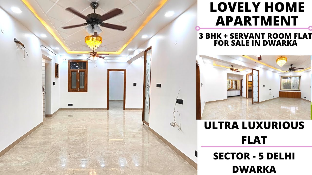 3 Bhk + Servent Room Flat For Sale in Delhi Dwarka | Ultra Luxurious ...