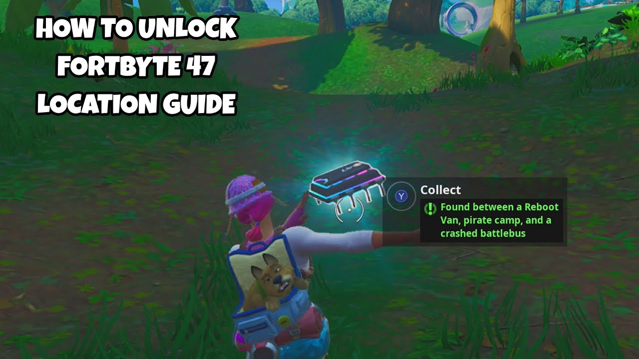 How To Unlock Fortbyte 47 Location Guide | Fortnite Season 9 Challenges ...