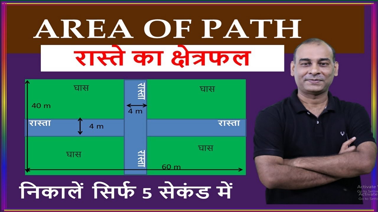 Area Of Path Trick ! Mensuration Shortcuts ! Maths Tricks ! Maths By ...