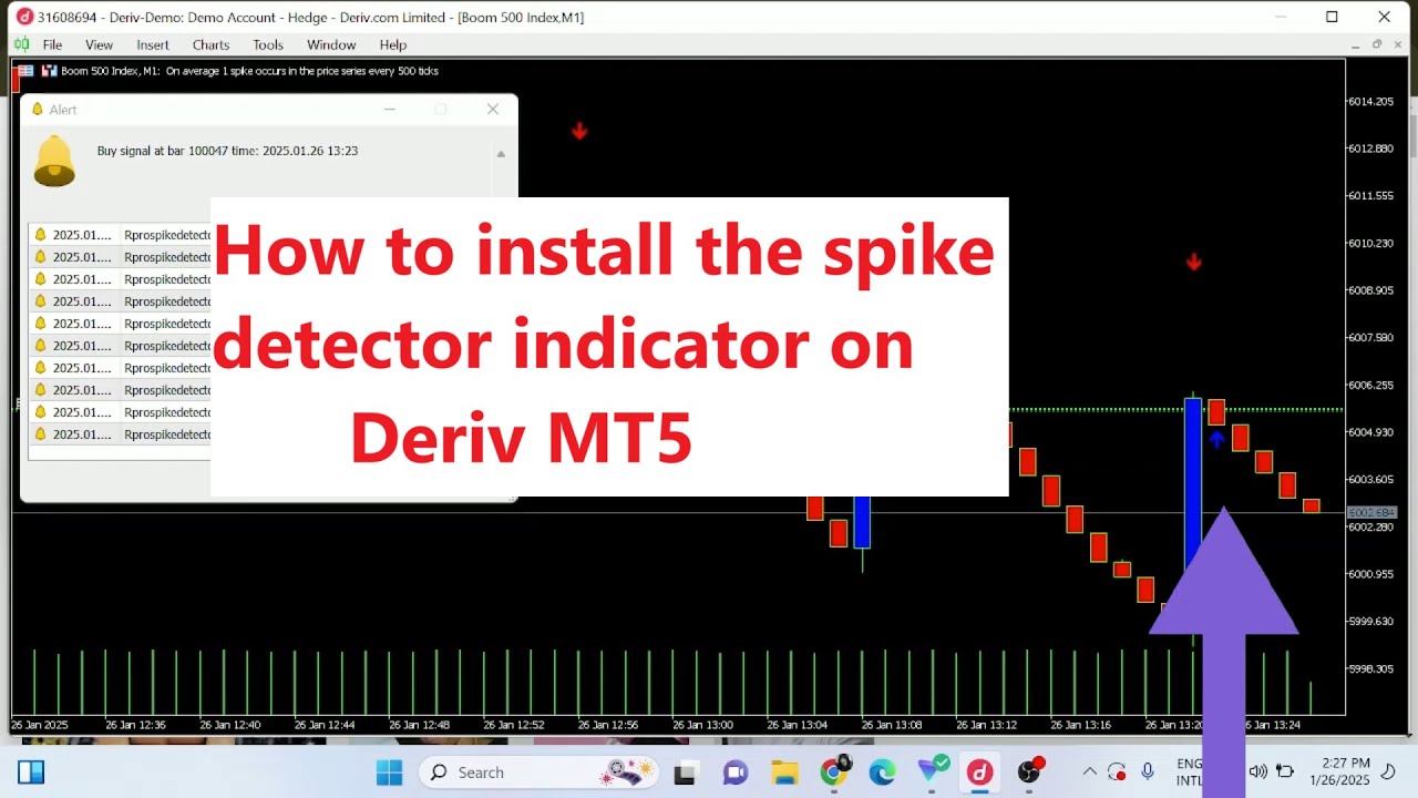 How to install the spike detector indicator boom and crash indicator ...