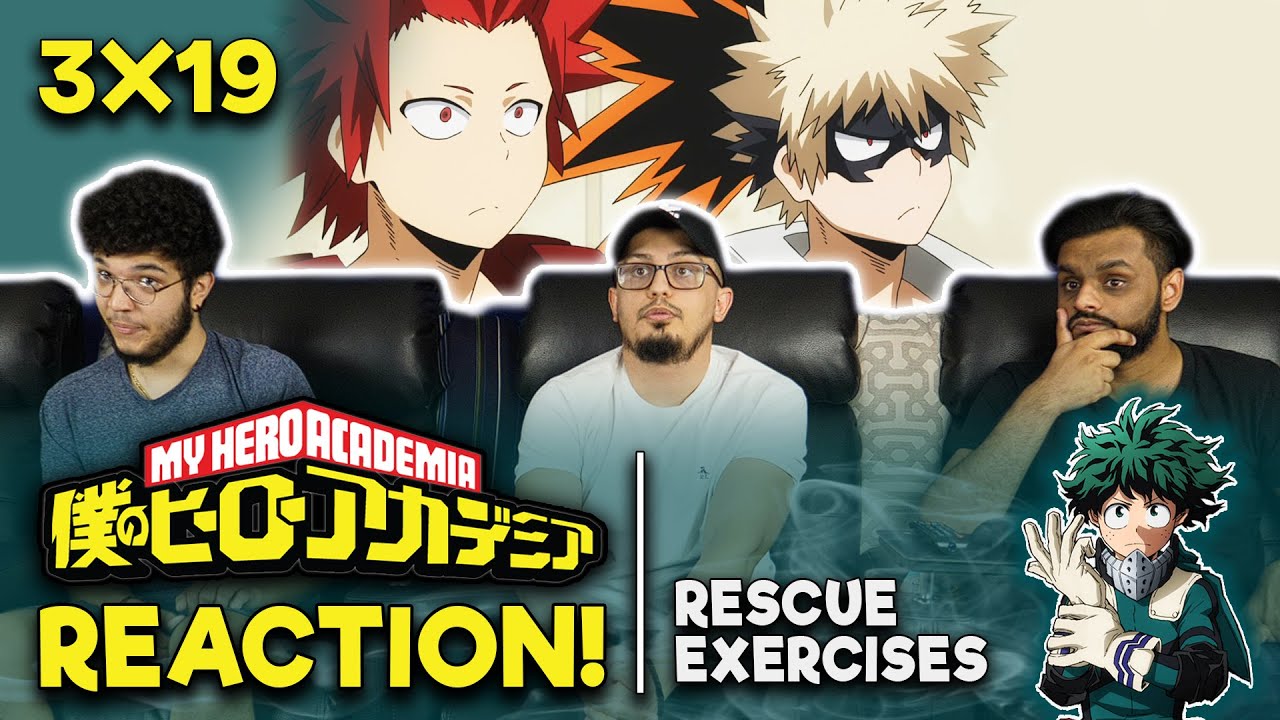 My Hero Academia | 3x19 | "Rescue Exercises!" | REACTION + REVIEW ...