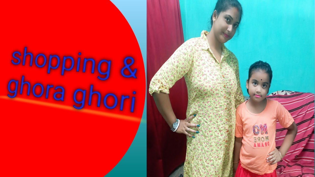 #shopping & ghora ghori#viral video@mandirasreedas - YouTube