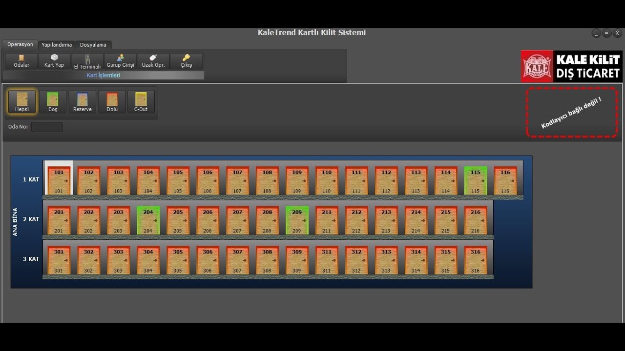 KALE SOFT YAZILIMDA KİLİTTEN BİLGİ ALIMI - YouTube