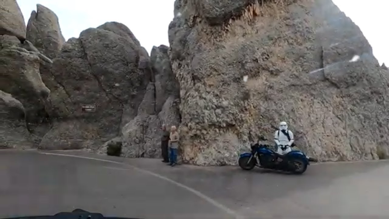 Scenic Autumn Needles Highway Drive in Custer State Park South Dakota ...