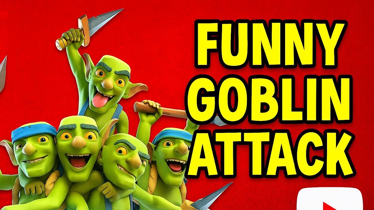 COC’s Funniest Goblin 100% War Attack Ever - YouTube