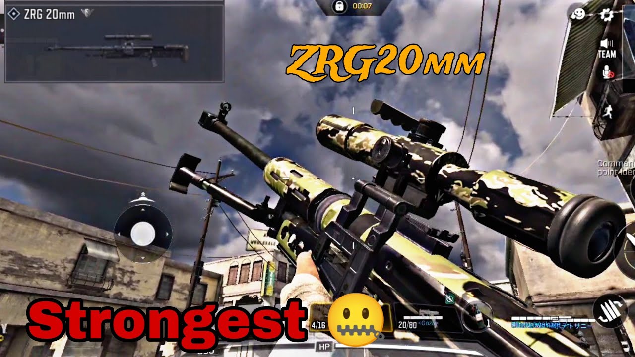 Strongest sniper rifle in codm, ZRG20mm is on another level - YouTube