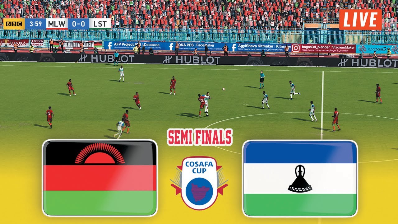 🔴MALAWI vs LESOTHO LIVE TODAY | SEMIFINALS COSAFA CUP 2023 Live Today ⚽ ...