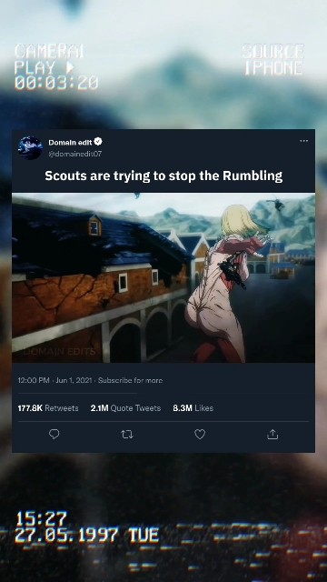 [Scouts Arw Trying To Stop The Rumbling]#trending#viral#viralshorts ...