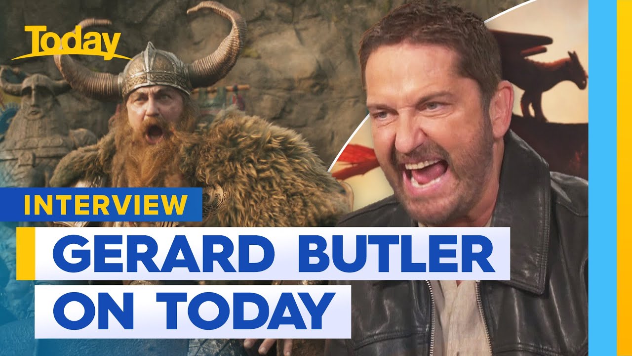 Gerard Butler discusses role in 'How to Train Your Dragon' | Today Show ...