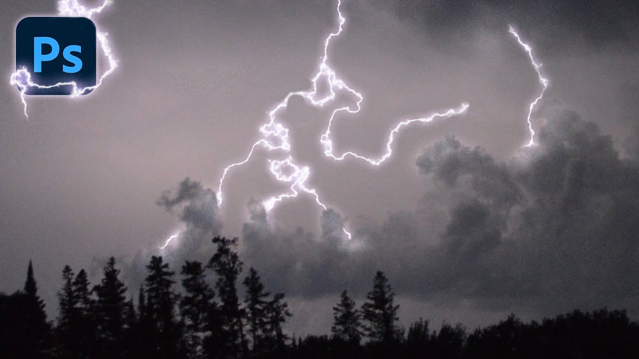 Crea un Rayo de Tormenta para colocar en Cielos Nocturnos #1 - YouTube