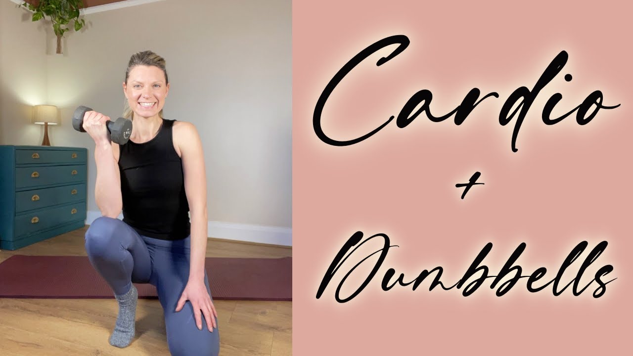 Cardio and Dumbbells | Strength + Cardio Workout - YouTube