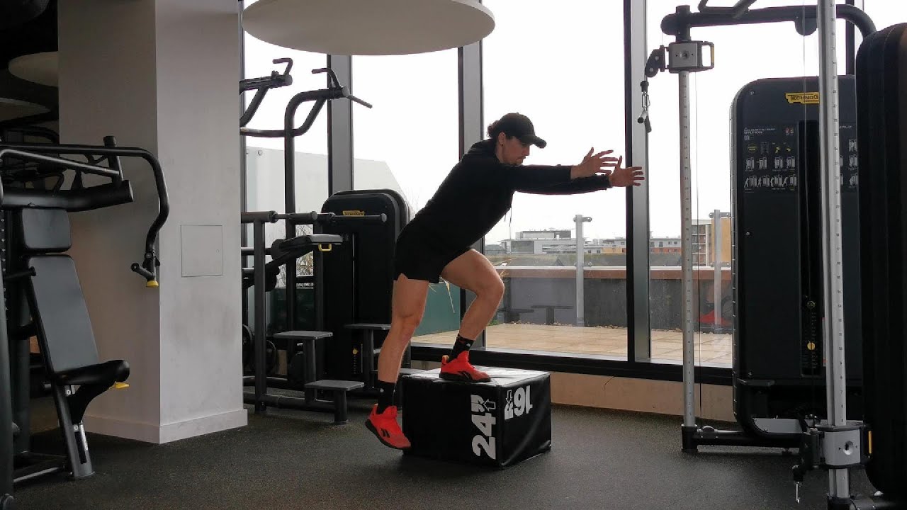 Single Leg Box Step Down - YouTube