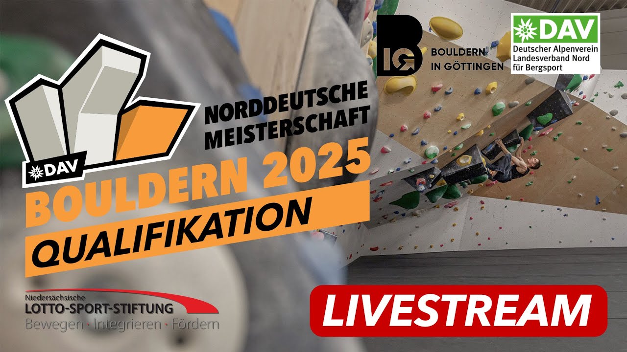 Qualifikation Norddeutsche Meisterschaft Bouldern 2025 - YouTube