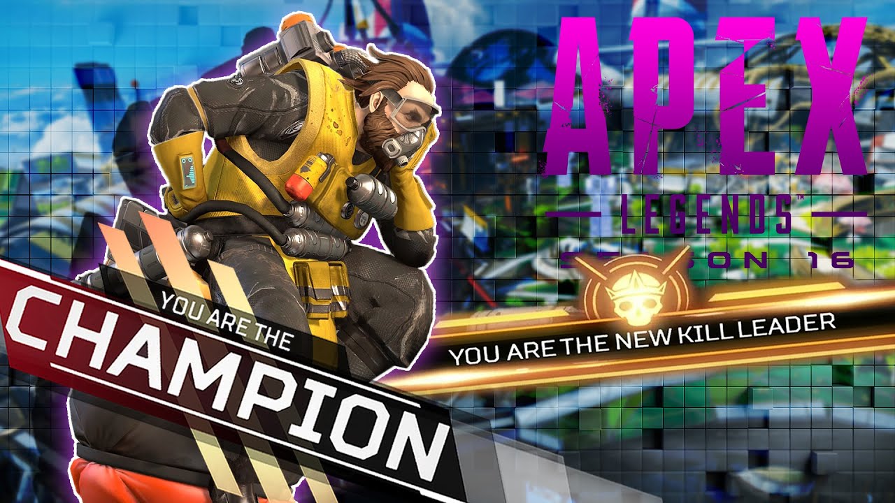 A KILL LEADER win - Apex Legends s16 - YouTube