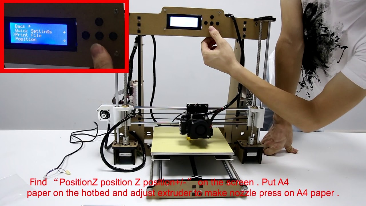 Anet A8 ABL - Auto Bed Leveling bundled sensor install - YouTube