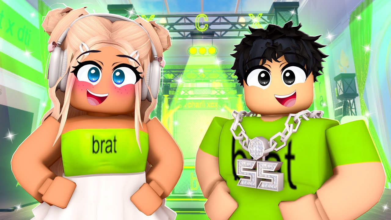 BRAT Items ONLY in Dress to Impress! - YouTube