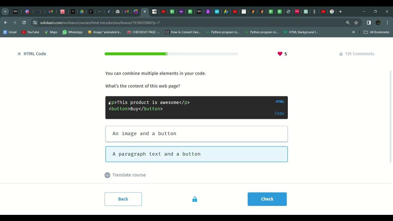 02 Html Code Introduction To Html Sololearn Youtube