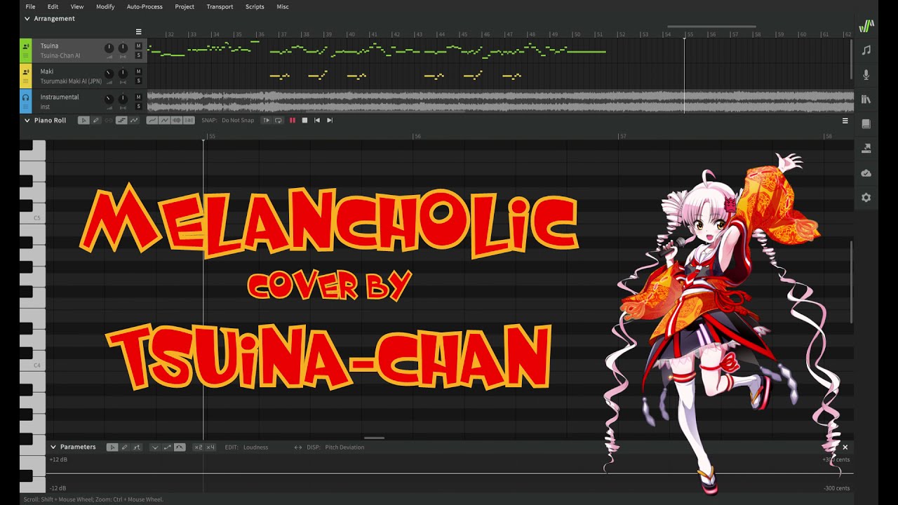 Tsuina-Chan AI - 「Melancholic」 ついなちゃん AI 「メランコリック」 (SynthV cover) - YouTube