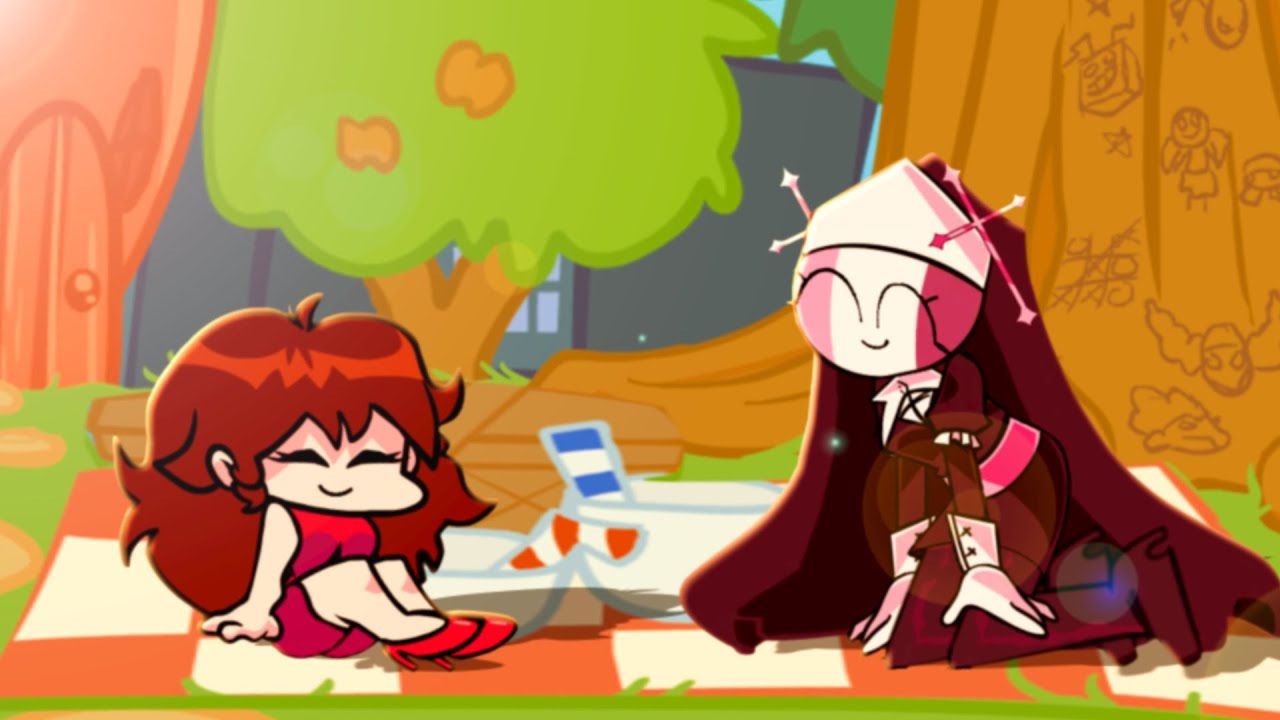 Sarvente and GF Funny Moments (FNF Animation) - Mid Fight Masses - YouTube