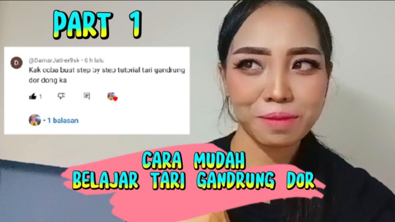 Tutorial Tari Gandrung Dor Banyuwangi part 1 - YouTube