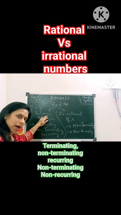 Rational Vs Irrational numbers🙅‍♂️ / terminating, non-terminating recurring & non recurring ...