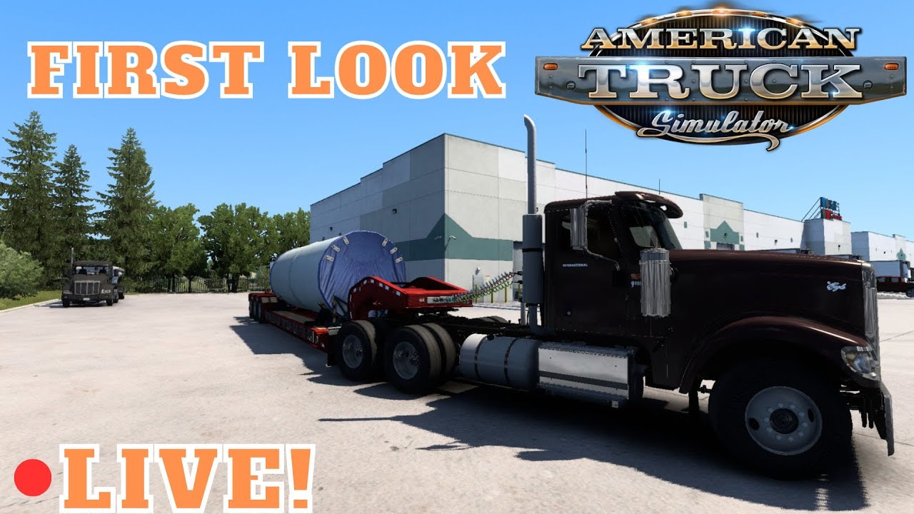 Rookie Driver First Look At A New Trucking game For Us American Truck Simulator ATS - YouTube