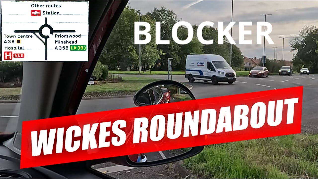 Wickes ROUNDABOUT on a Friday at 5.30pm, rush hour! - YouTube