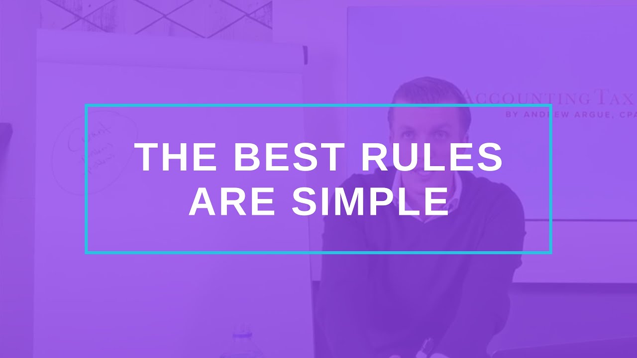 The Best Rules are Simple - YouTube