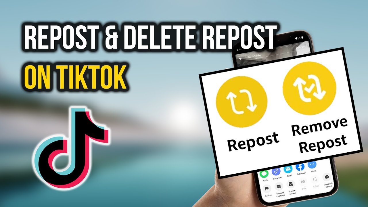 How to Repost and Delete Repost on TikTok - Full Guide - YouTube