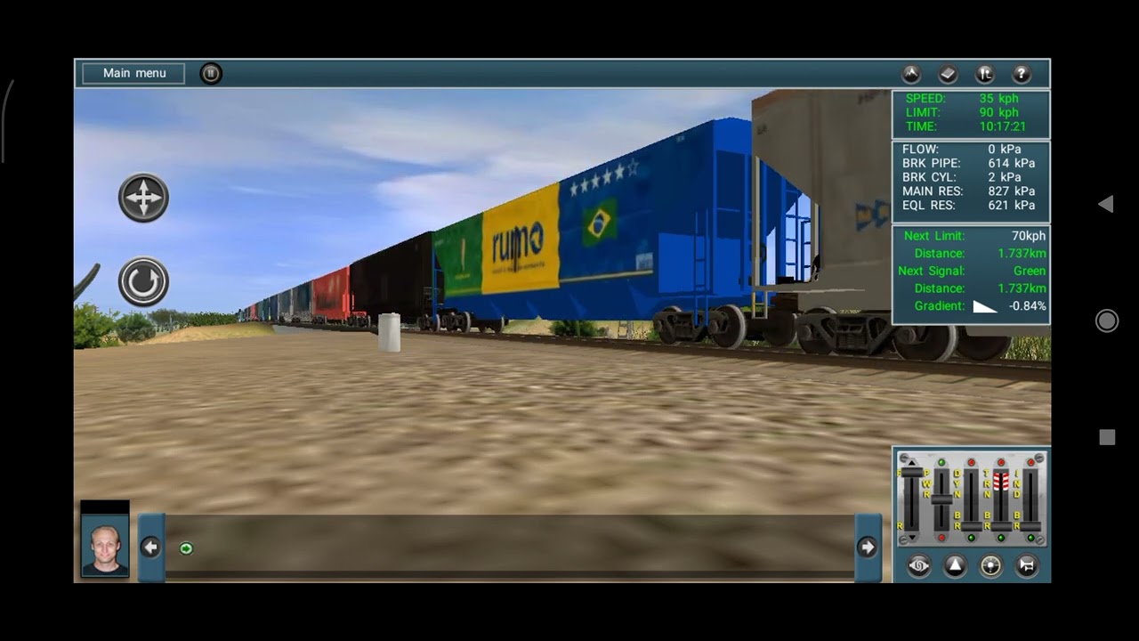 Trainz simulator Android trem carregado com. A ac44i 608 outubro rosa ...
