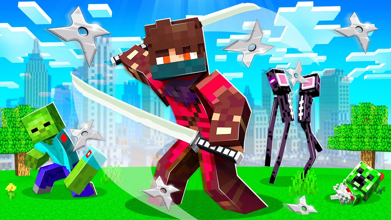 I Became a NINJA in Minecraft! - YouTube