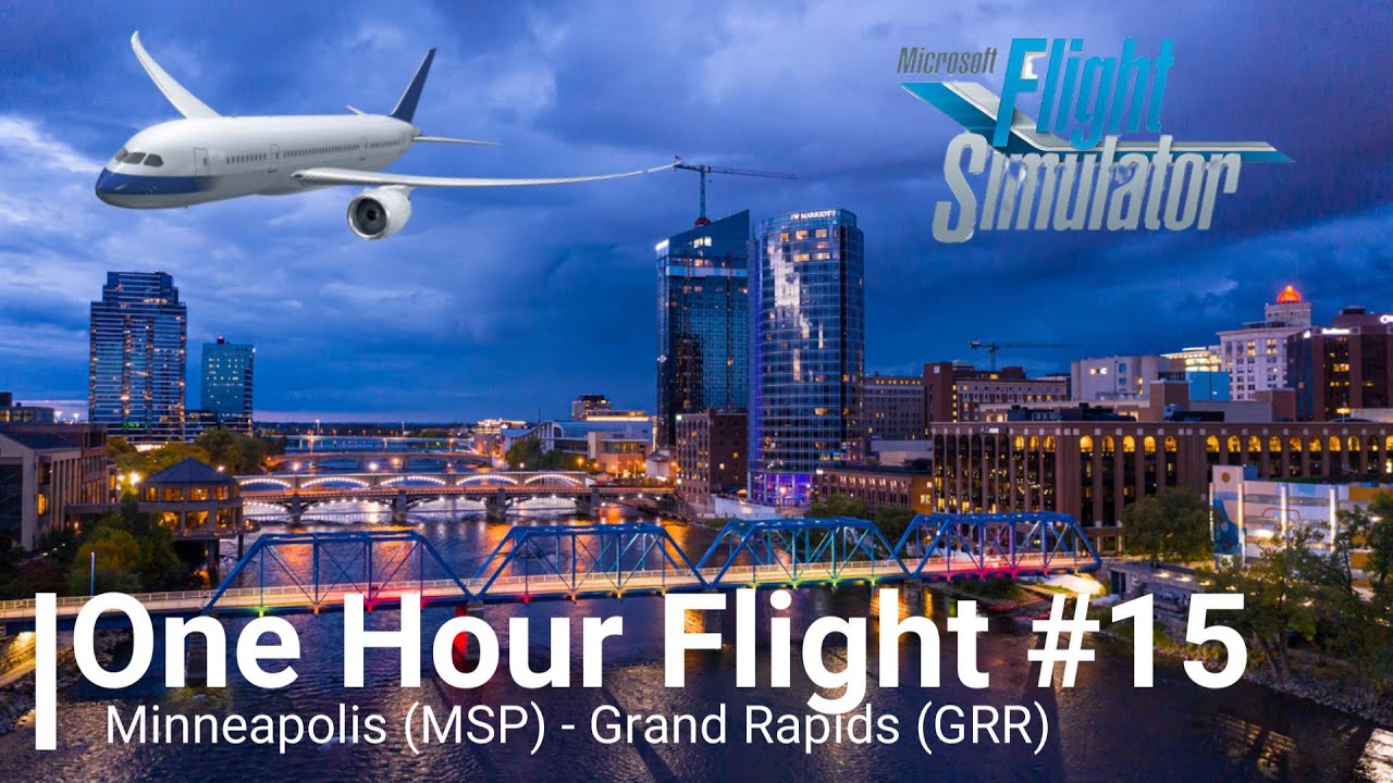 One Hour Flight #15 - Minneapolis (MSP) - Grand Rapids (GRR ...