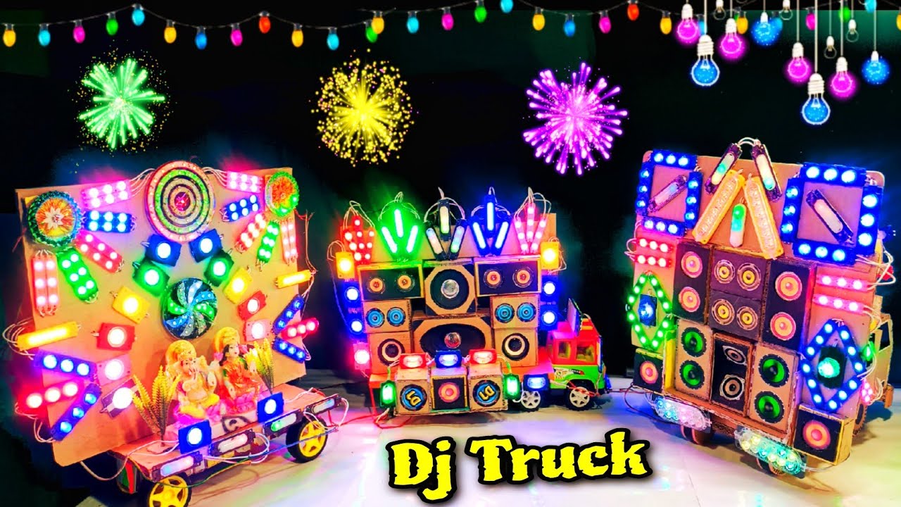 New Ganesh Krishna Navratri Dj Gauri Dj Puja Light Visarjan Durga Radha ...