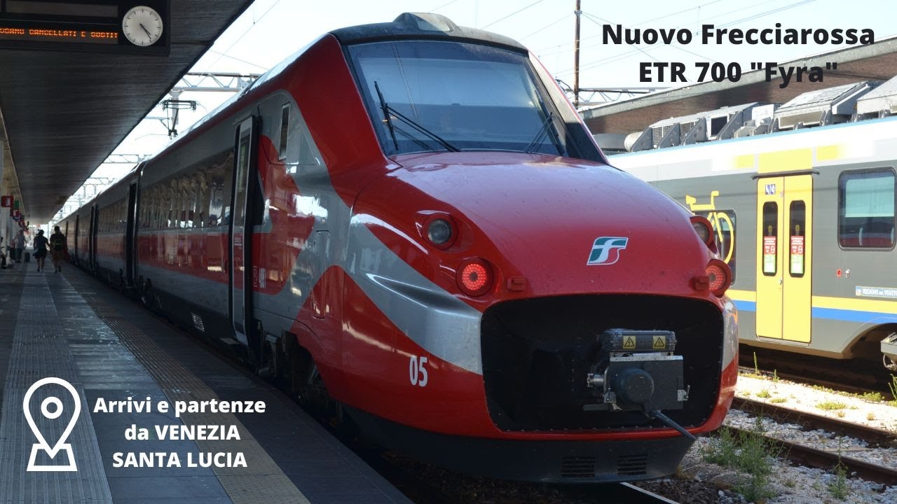 Nuovo Frecciarossa ETR 700 "Fyra": arrivi e partenze dalla stazione di ...