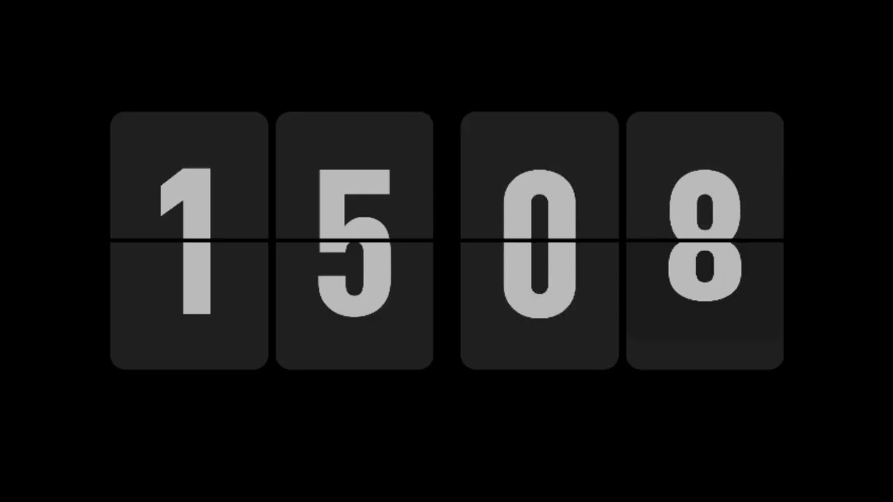 25-Minute Countdown Timer with a nice clock sound, Pomodoro 25/5 - YouTube