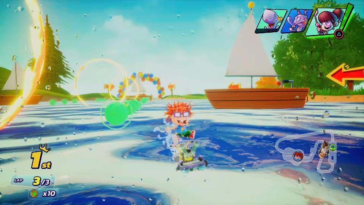 Nickelodeon Kart Racers 3: Slime Speedway Ps5 4k Rugrats Chucky - YouTube