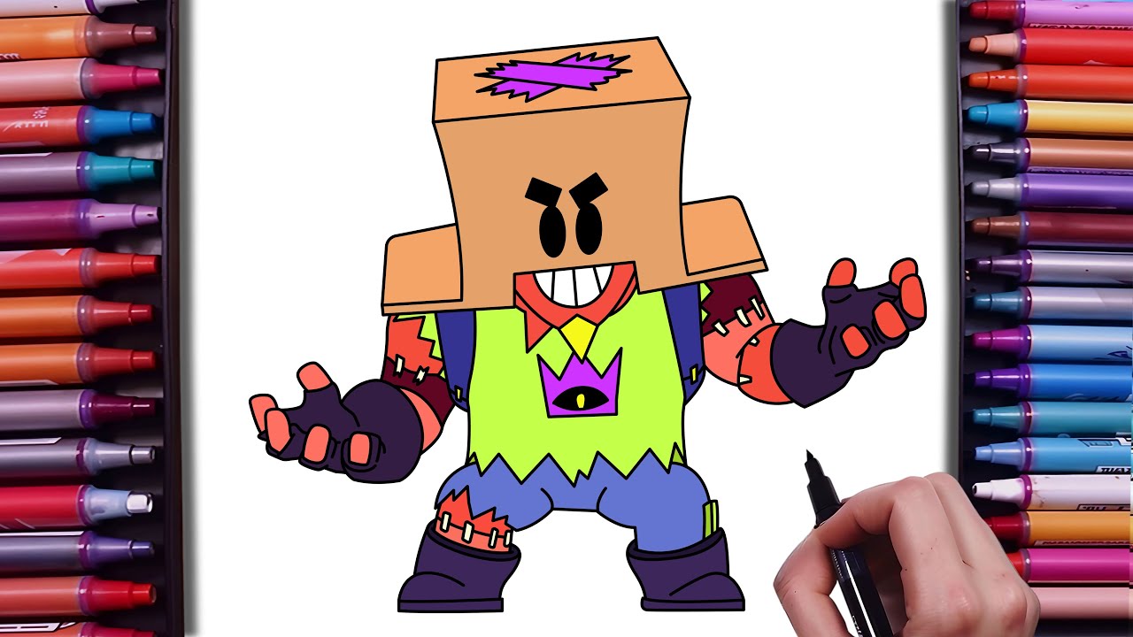 How to Draw FrankenGrom From Brawl Stars | How to Draw Brawl Stars ...