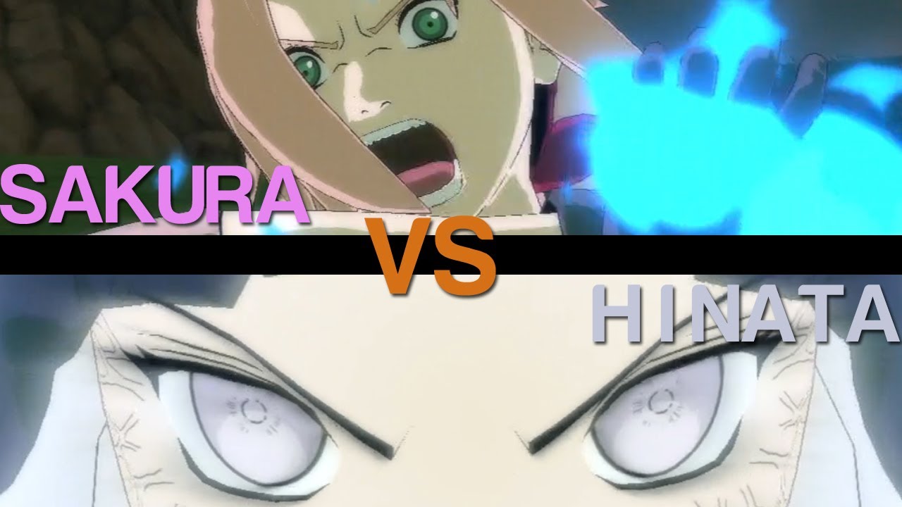 Naruto Shippuden UNSG: Sakura VS Hinata - YouTube