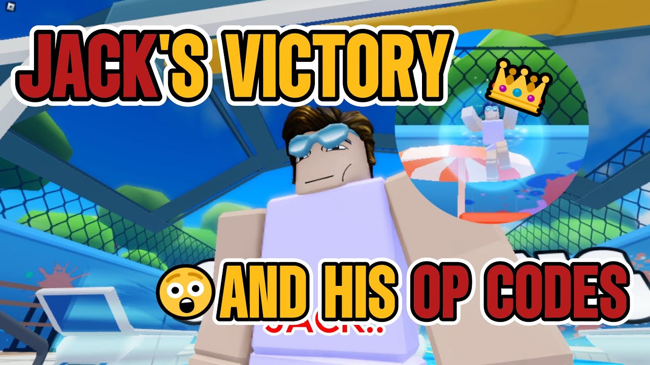 🏊‍ JACK The Swimmer & His OP Code - SWIM RACE SIMULATOR Roblox Game ...