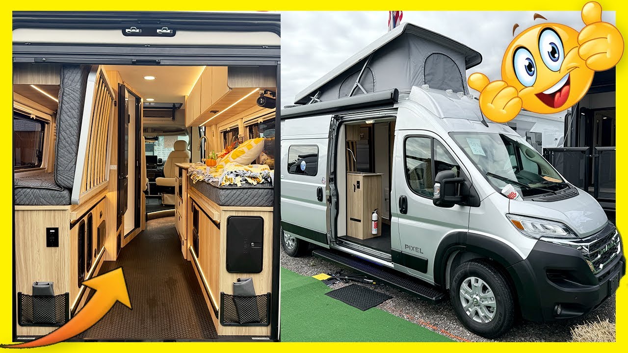 Tour the All-New Coachmen PIXEL: Affordable Euro-Style Camper Van - YouTube