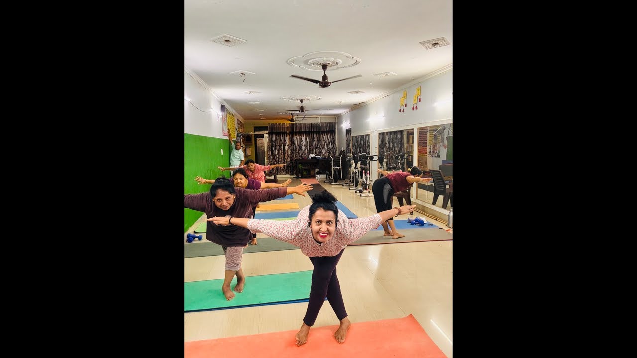 Yoga workout for fitness for all age groups with Dr. Sandhya - YouTube