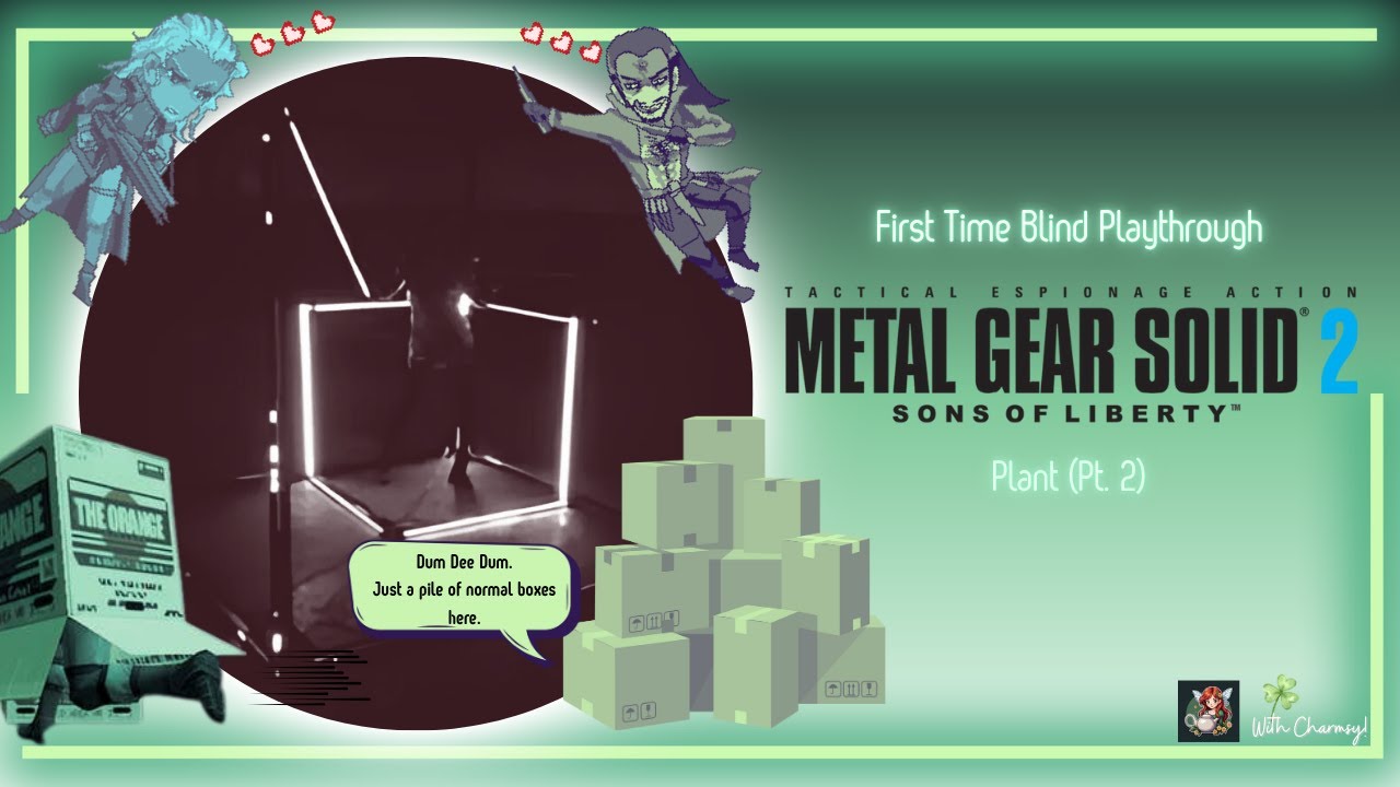 MGS2: Boxes of Liberty 📦🍊🧛🥠 First Time Playthrough of Metal Gear Solid ...